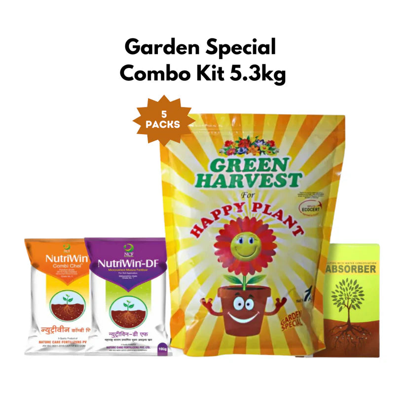 Garden Special Combo Kit - Happy Plant 5KG, Absorber, Nutriwin Combi C ...